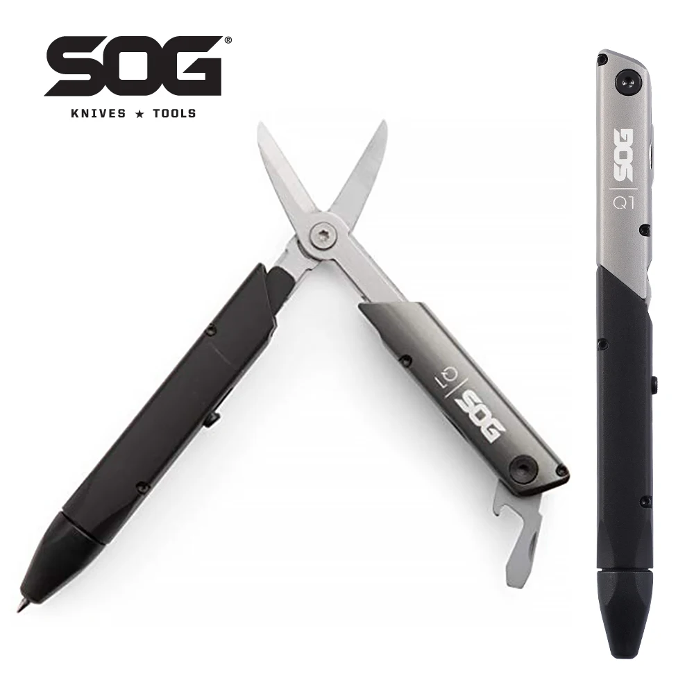 SOG-BATON-Q1-Multitool-Tactical-Pen-Mini-Folding-Scissors-foldable ...