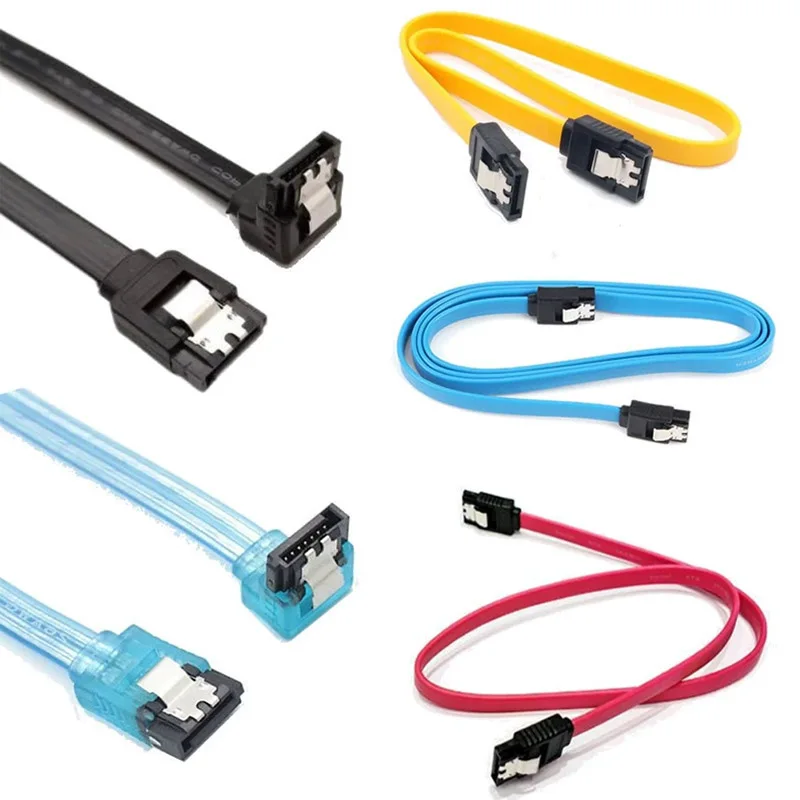 New 40/50cm Sata3.0 Solid State Hard Disk Serial Data Cable 6Gb/s Multi ...