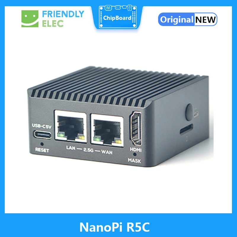 Nanopi R5c Rockchip Rk3568 Dual 2.5g Ethernet Port Support M.2 Wifi Module Hdmi2.0 Linux/openwrt ...