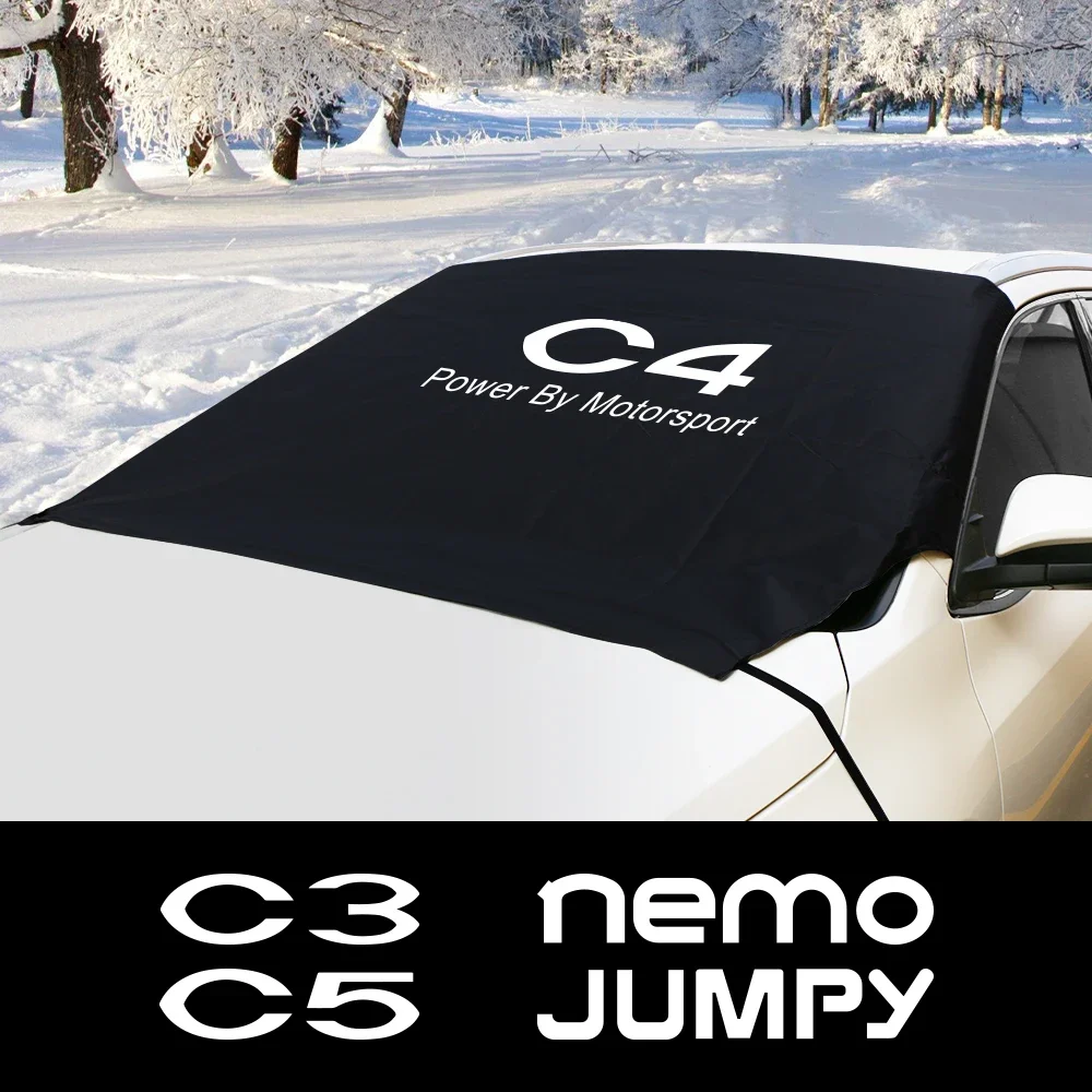 Car-Windshield-Snow-Block-Cover-For-Citroen-Berlingo-C1-C2-C3-C4-C4L-C5 ...