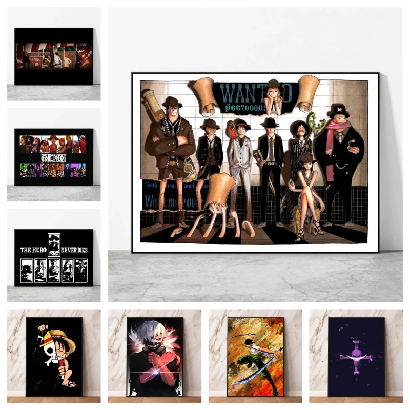 Canvas-Posters-One-Piece-Anime-Figure-Decorative-Children-s-Bedroom ...
