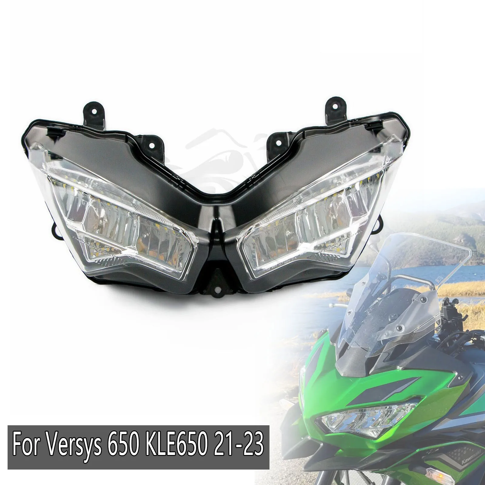 Motorcycle-LED-Head-Light-Fit-For-2021-2023-KAWASAKI-Versys-650-KLE650 ...