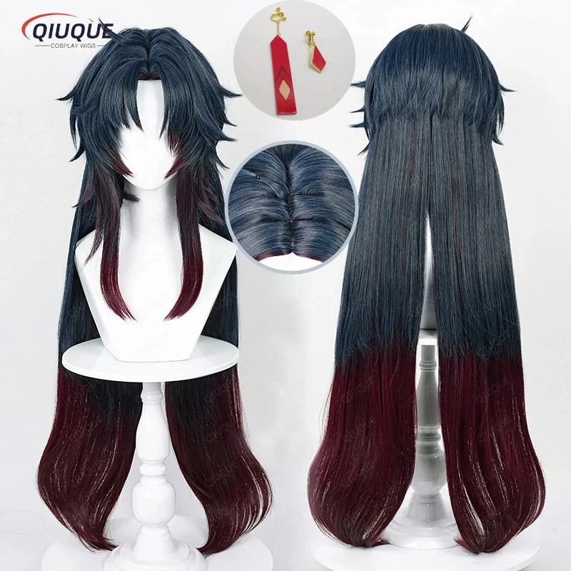 Game-Honkai-Star-Rail-Blade-Cosplay-Wig-Long-Dark-Blue-Gradient-Dark ...