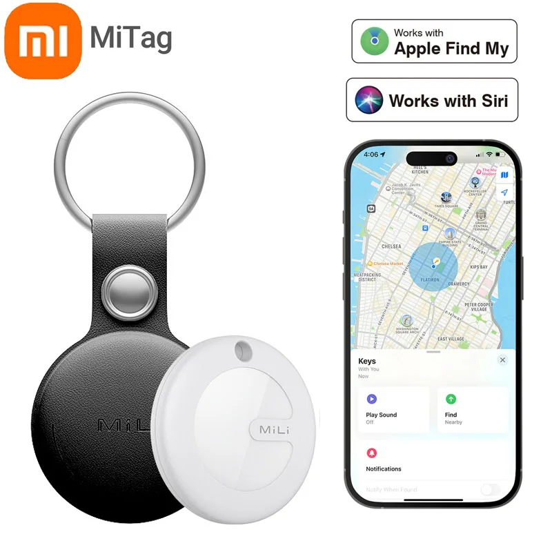Xiaomi mitag Localizador Chave Item Finders,MFi Certified Bluetooth ...