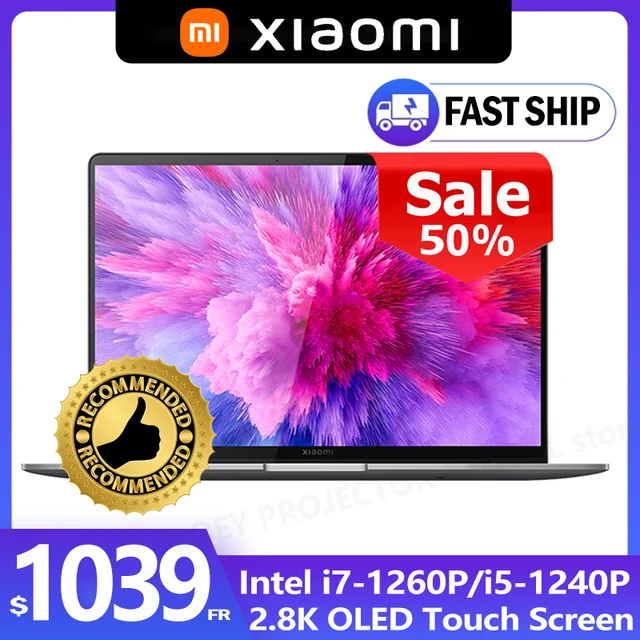 2022 NEW Xiaomi Laptop Pro 14 i7-1260P/i5-1240P RTX 2050 16GB LPDDR5 ...