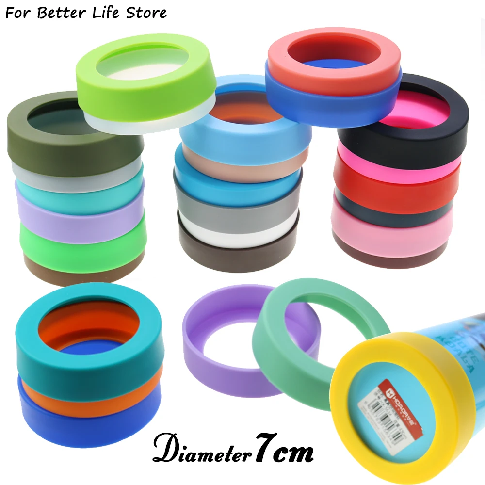 1Pcs-7CM-Silicone-Water-Cup-Gasket-Anti-wear-And-Scratch-Sleeve ...
