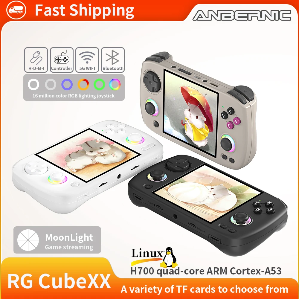 ANBERNIC-RG-CubeXX-consola-de-juegos-port-til-Retro-Linux-RGB-Joystick ...
