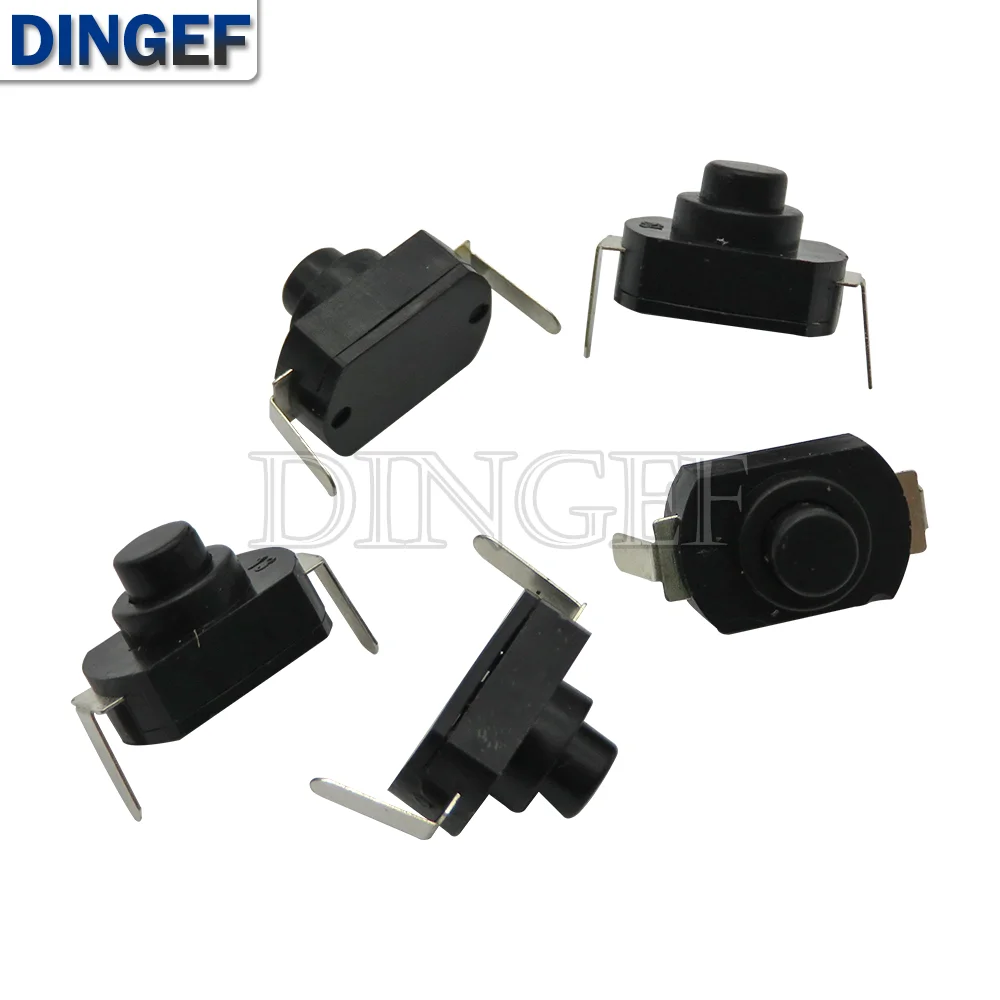 10PCS-1208YD-Push-Button-Switch-30V-1A-Flashlight-Switch-Electric-Torch ...
