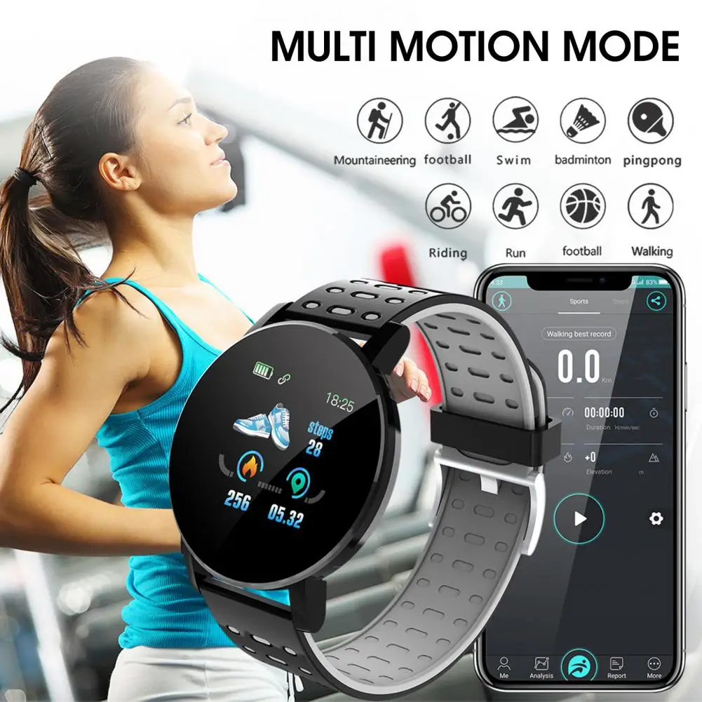 119-Plus-Smart-Watch-Multifunctional-Health-Monitoring-Waterproof ...