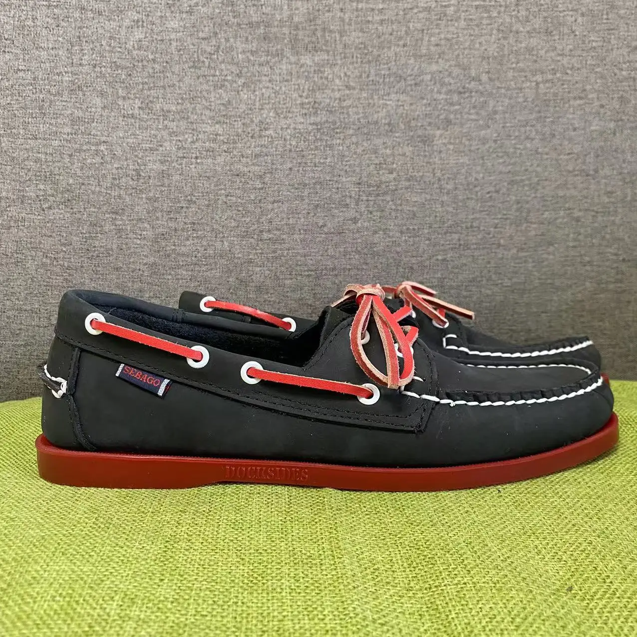 SEBAGO-Sapatos-Docksides-aut-nticos-para-homens-couro-de-camur-a ...