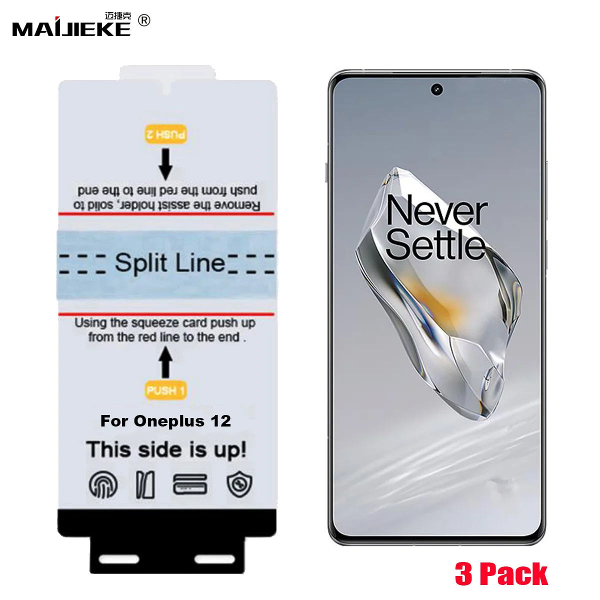 HD Front Hydrogel Film Self - Healing TPU Screen Protector (3 - Pack ...