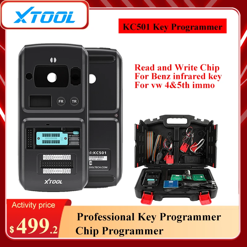 Xtool Kc501 Car Key & Chip Programmer Ecu Reader For Benz Infrared Key ...