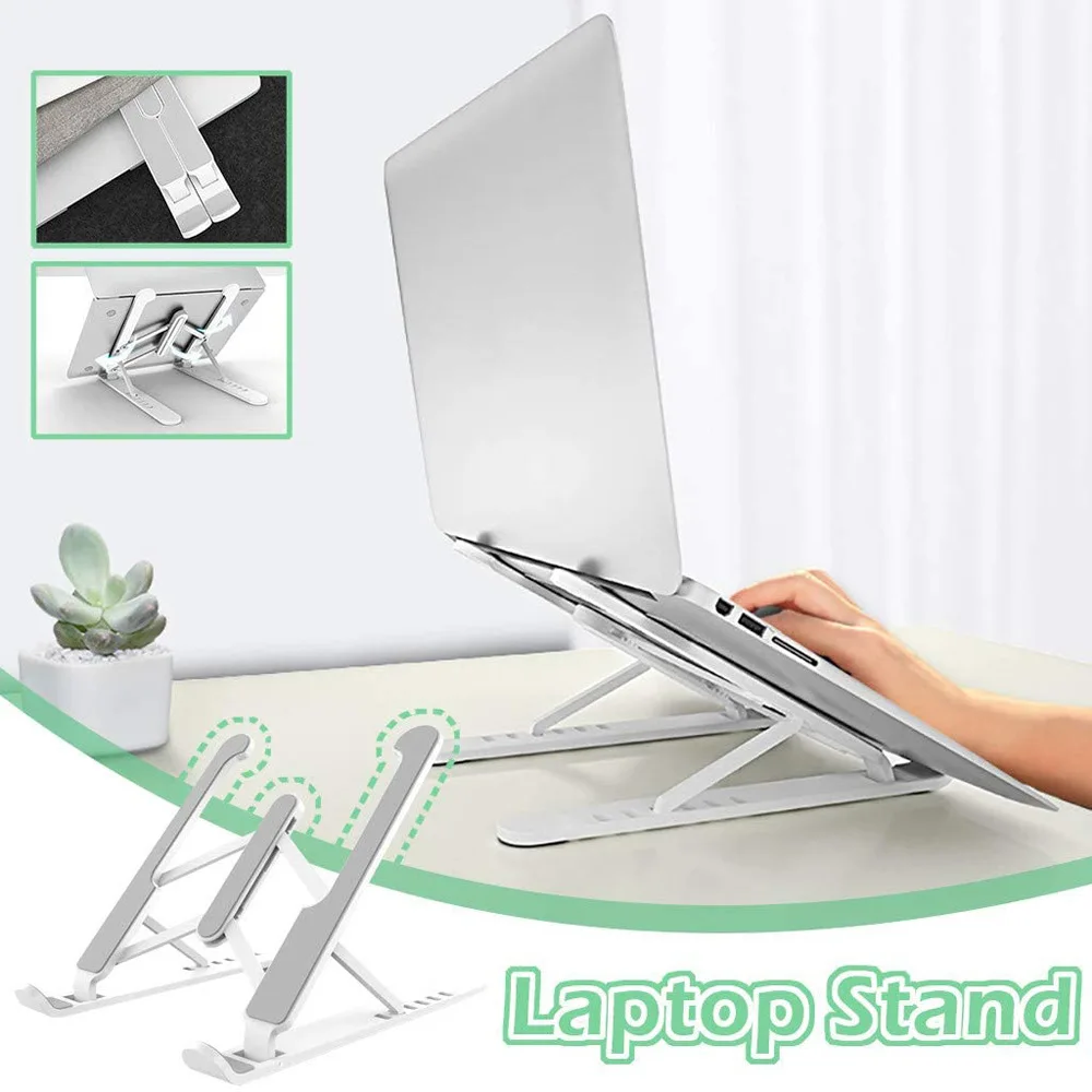 Foldable-Laptop-Stand-Portable-Notebook-Support-Base-Holder-Adjustable ...