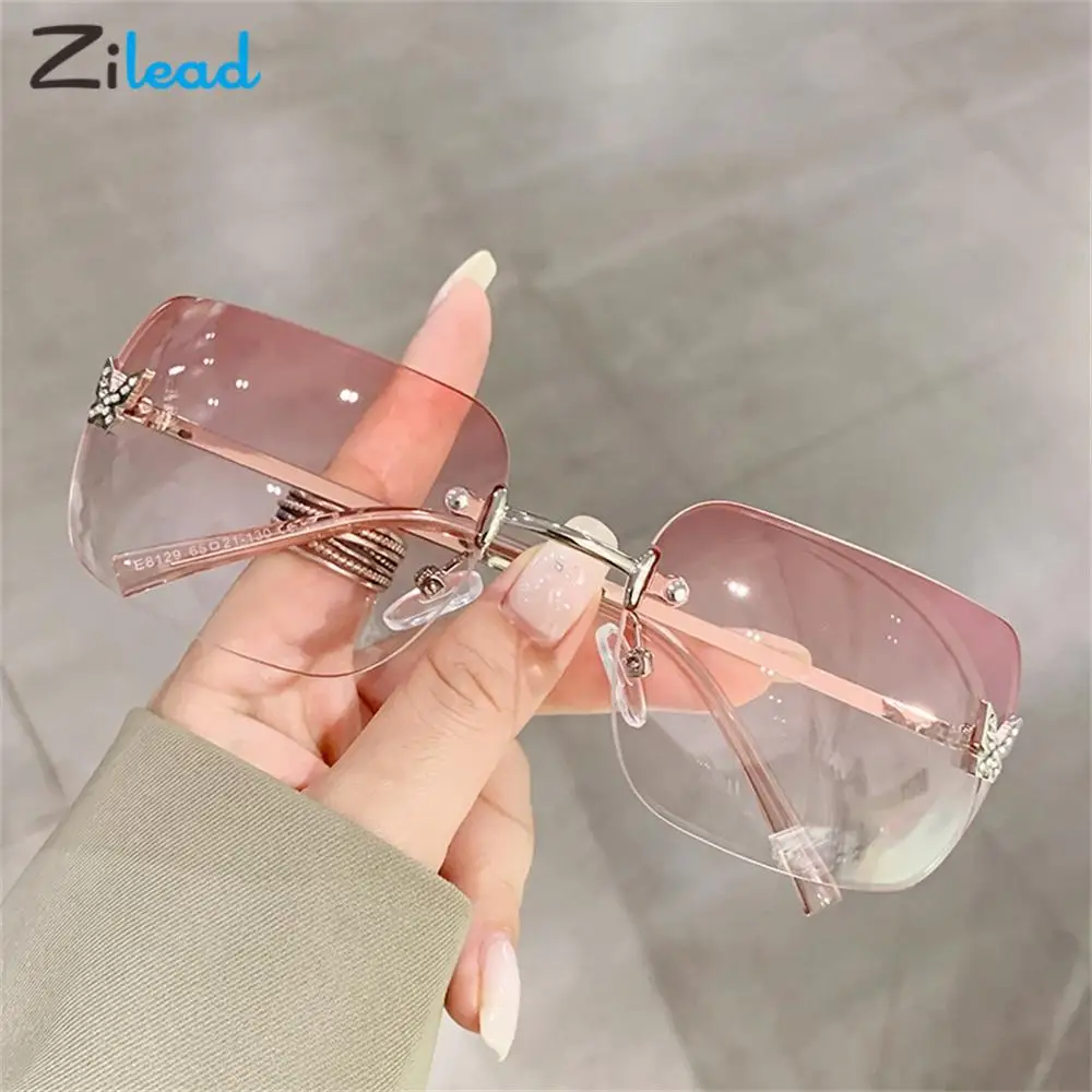 Zilead-Fashion-Rimless-Women-Sunglasses-Luxury-Butterfly-Diamond ...