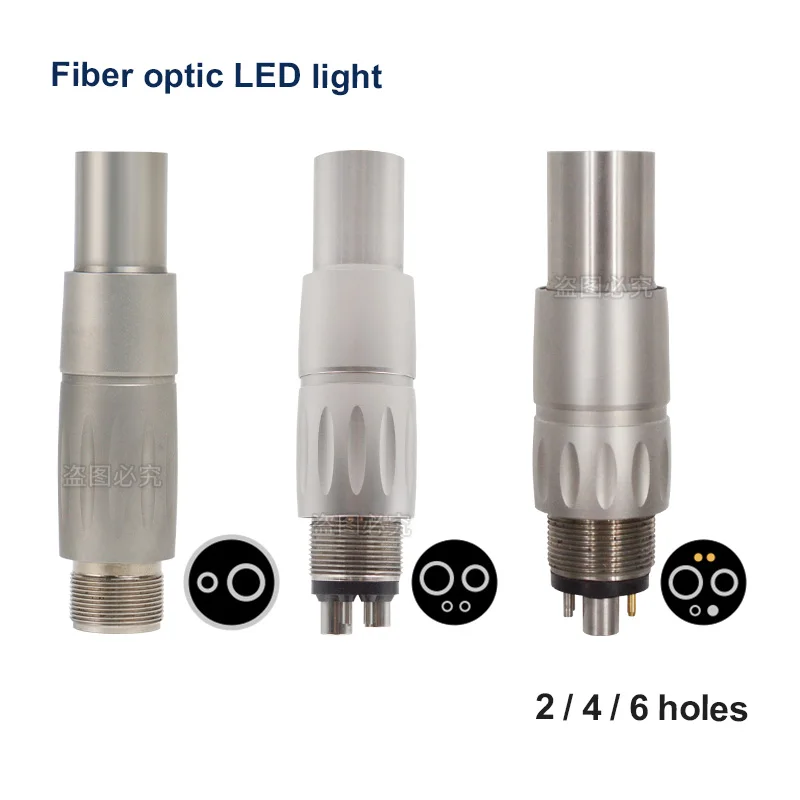 Dental-Coupling-4Holes-LED-Coupler-6Holes-Adapter-For-NSK-LED-Fiber ...