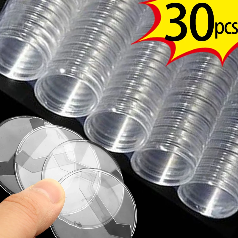 30mm-40mm-50mm-Transparent-Round-Badge-Protector-Case-Anime-Badges ...