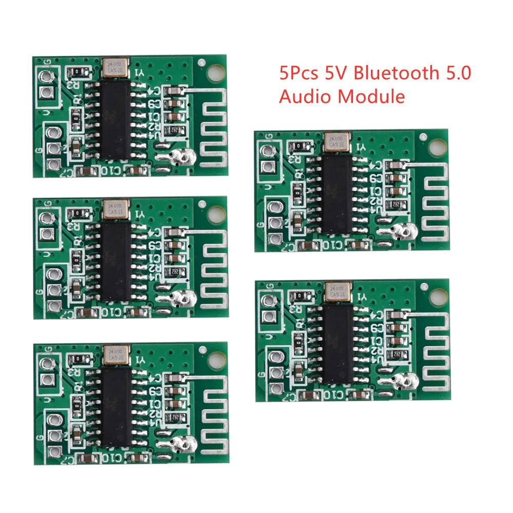 5Pcs-5V-Bluetooth-5-0-Audio-Receiver-Module-Mono-Digital-Audio-Power ...
