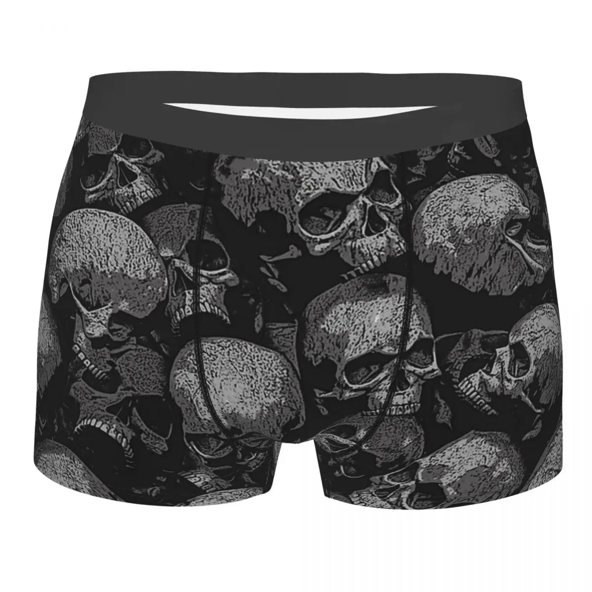 Totally Gothic Men Boxer Briefs Skeleton Skull Bone Breathable Creative ...