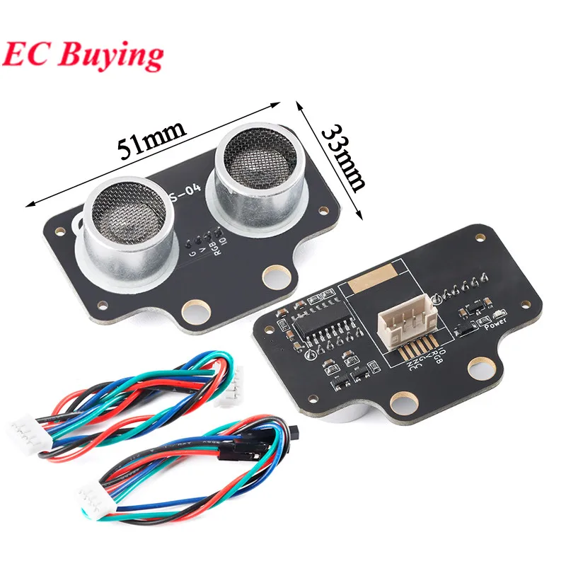 RUS-04-RGB-Ultrasonic-Module-with-RGB-Light-Distance-Sensor-HC-SR04 ...