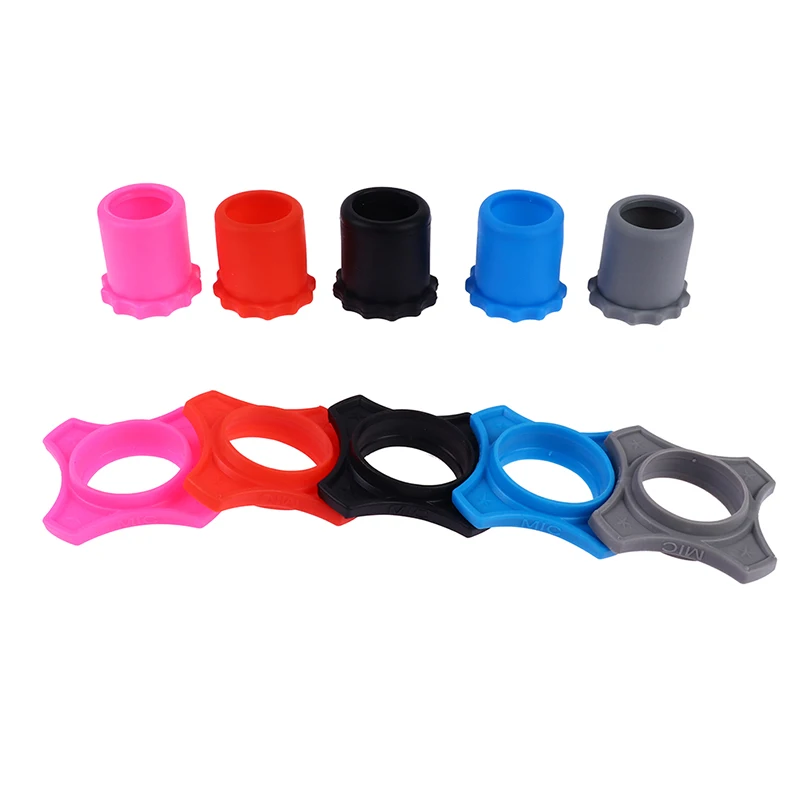 Mic Covers 6-Piece Microphone Anti-Slip Kit - Silicone Rings & Covers ...