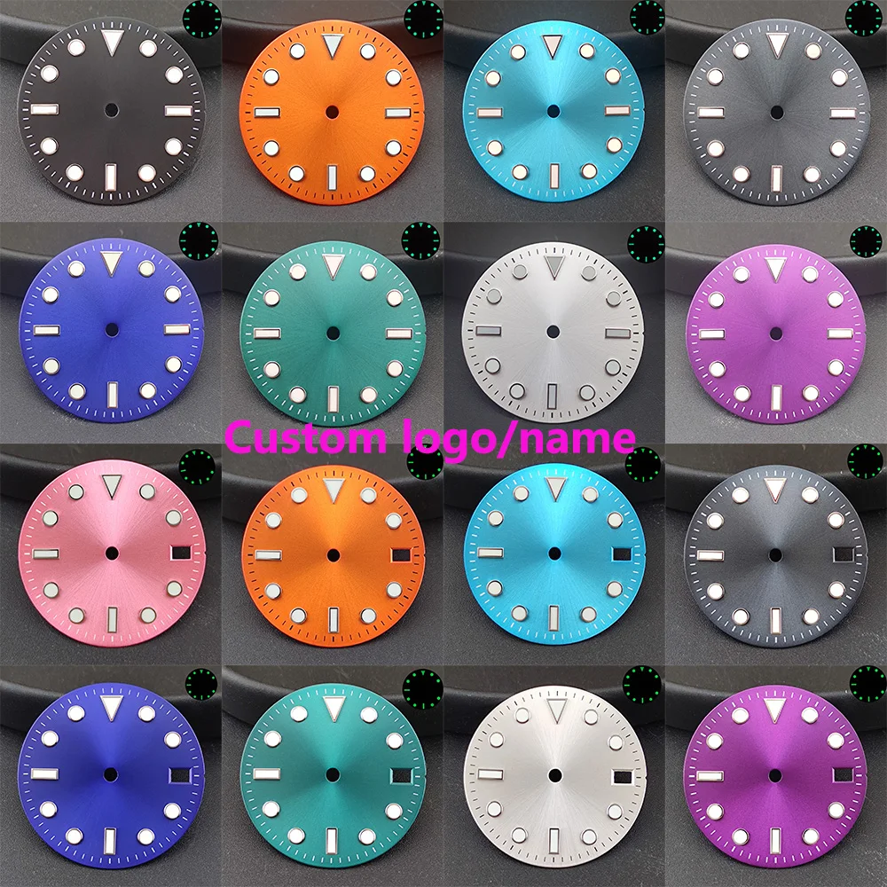 28.5mm Dial NH35 nh36 Watch Dial Face Insert Parts for Watch NH35 36 ...