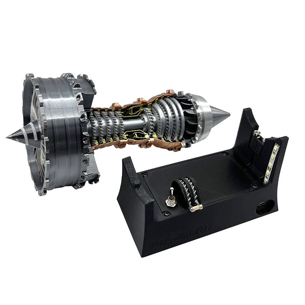 TR-900-Turbofan-Engine-3D-Printing-Micro-Engine-Electric-with-Light ...