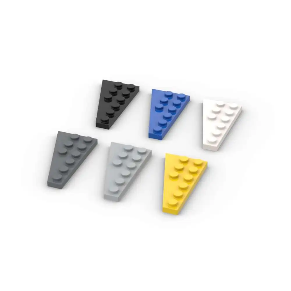 MOC-10PCS-Puzzle-Particle-54383-Wedge-Plate-6x3-Building-Blocks-Kit ...