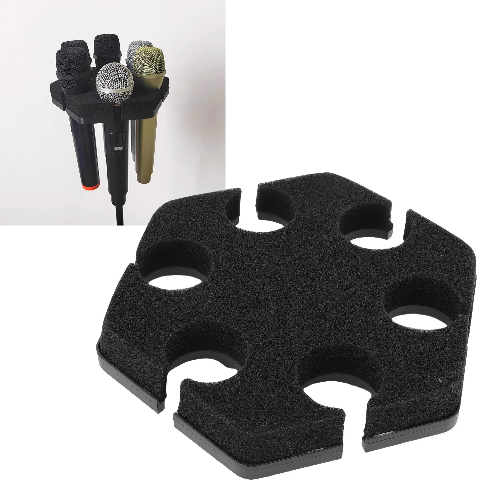 Multi Microphone Holder Lightweight Efficient Microphones Storage ...