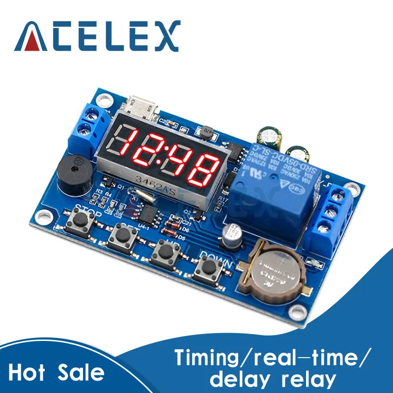 Timer Switch Controller Timing Module Relay Time | Циклическое Реле ...