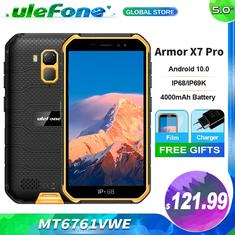 Ulefone-Armor-X7-Pro-Android10-Rugged-Phone-4GB-RAM-Smartphone ...