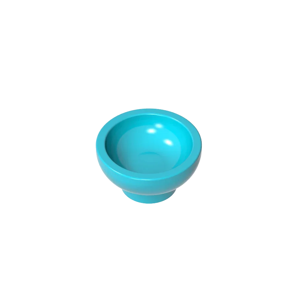 Gobricks GDS-2054 Equipment Dish / Bowl [Plain] compatible with lego ...