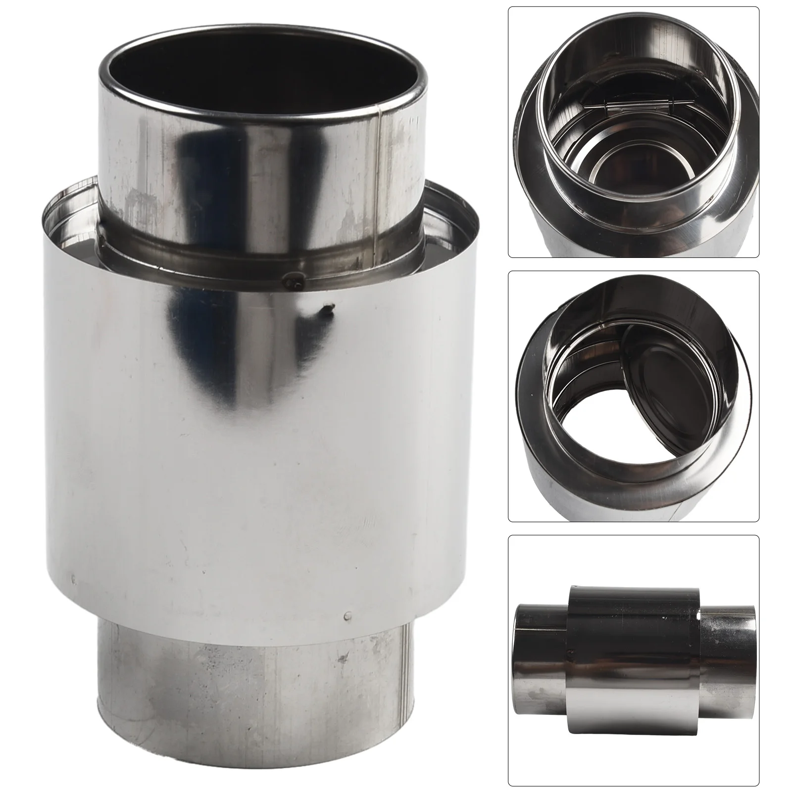 1pc-60mm-Stove-Pipe-Chimney-Tent-Pipe-Flue-Extension-Tube-Adapter-Gas ...