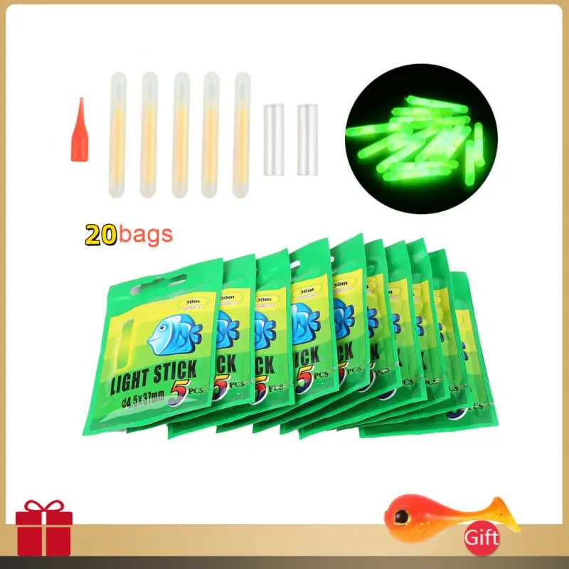 50-100pcs-Fishing-Float-Light-Stick-Fireflies-Fluorescent-Lightstick ...