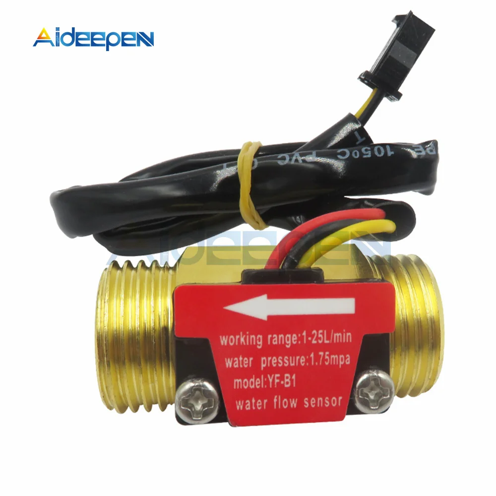 YF-B1-DC5-18V-G1-2-Water-Flow-Sensor-Hall-Sensor-Switch-Industrial ...