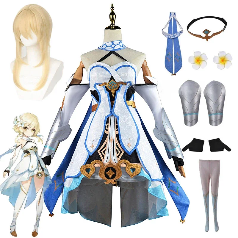 Disfraz-de-Genshin-Impact-para-Cosplay-conjunto-completo-de-ropa-de ...