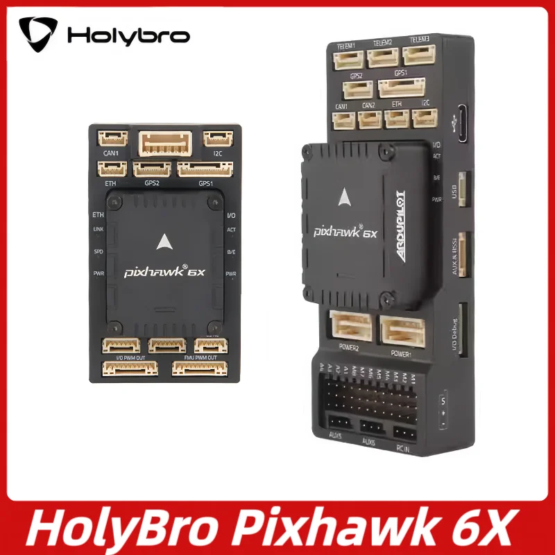 Holybro-Pixhawk-6X-REV8-H753-Flight-Controller-Module-Standard-Base ...