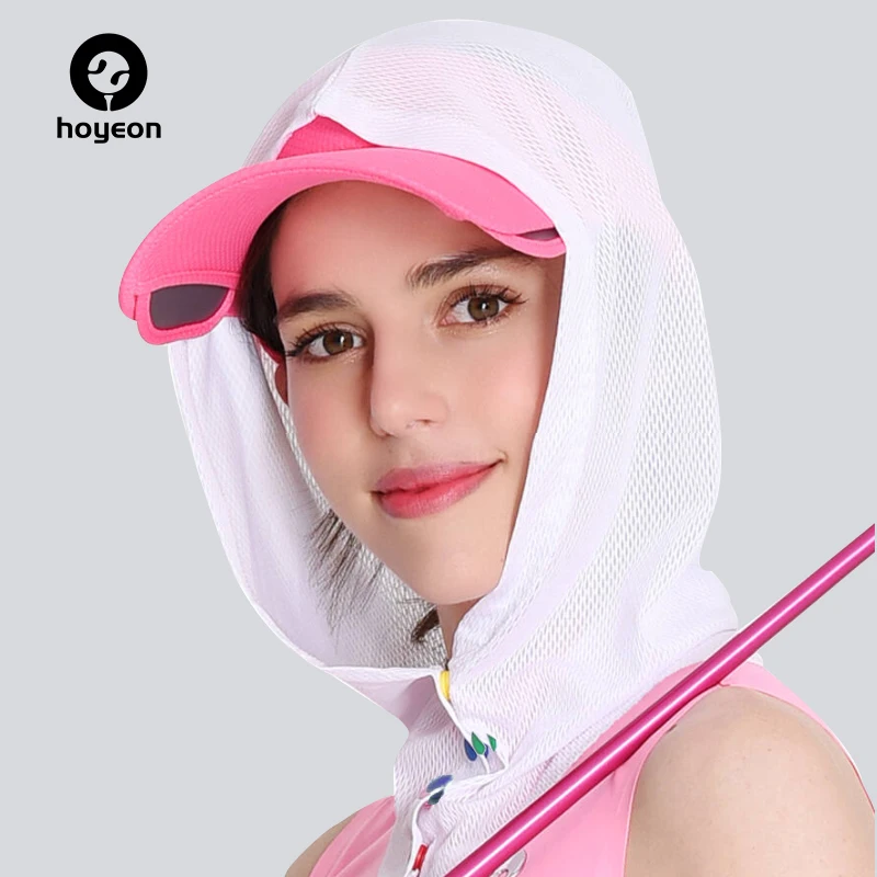 Golf sun protection head cover, neck protection one-piece hat, ice silk ...