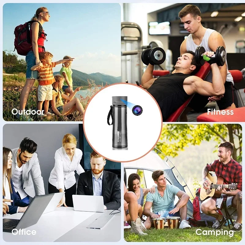 Mini Camera Full HD 750ml Water Botter Wifi Remote Monitoring Video ...