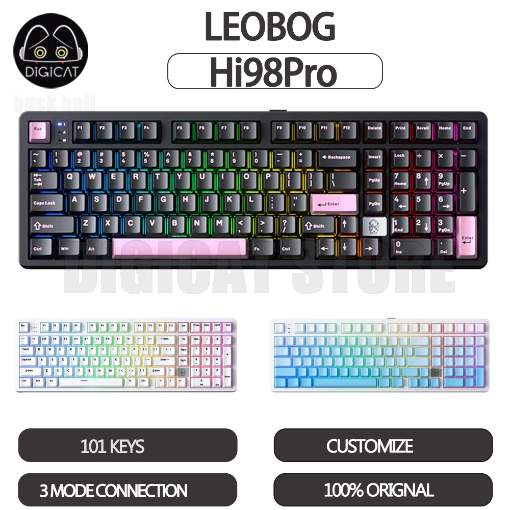 LEOBOG-Hi98Pro-Mechanical-Gamer-Keyboard-3Mode-USB-2-4G-Bluetooth ...