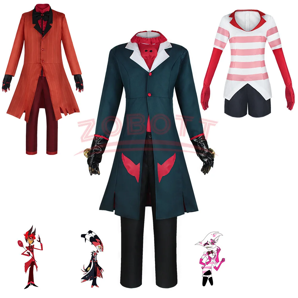 Hazbin-Cos-Hotel-ALASTOR-Helluva-Boss-Blitzo-ANGLEDUST-Lucifer-Cosplay ...