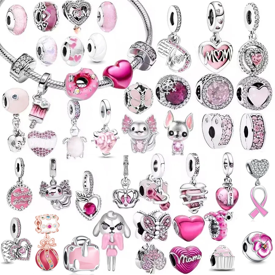 Charm-Original-de-Plata-de-Ley-925-aut-ntica-poci-n-de-amor-cristal-de ...