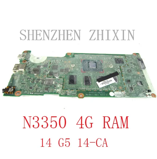 yourui-For-HP-Chromebook-14-G5-14-CA-Laptop-Motherboard-With-N3350-CPU ...