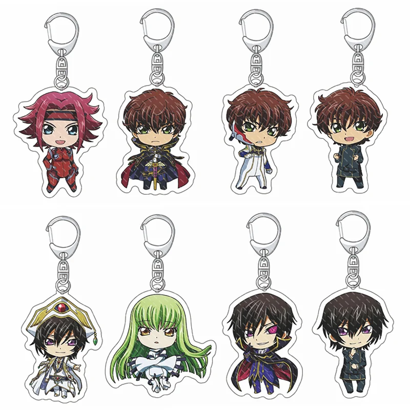 Anime Code Geass Keychain | Pendant Keyring Jewelry | Code Geass ...