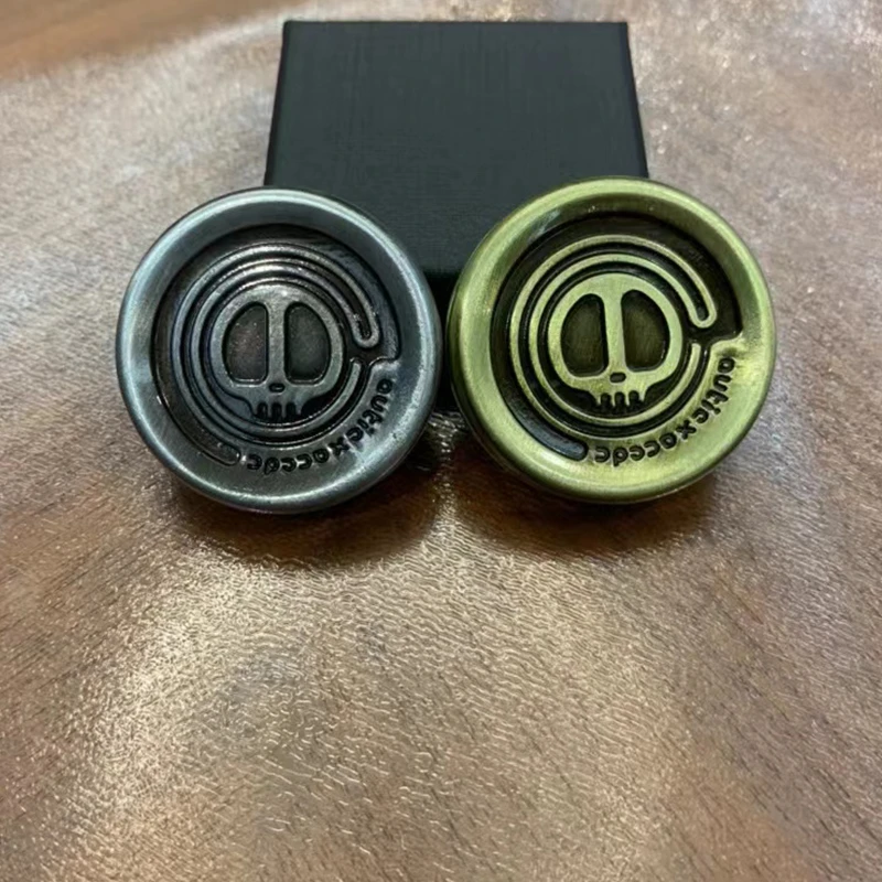 Halloween Gift Metal Edc Fidget Toys Devil Milk Cap Magnetic Haptic ...