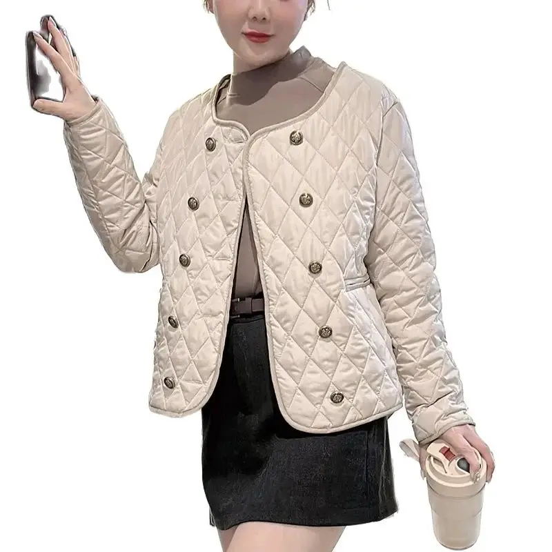Autumn Winter Short Cotton Jacket Women 2026 New Fashion Elegant Loose ...
