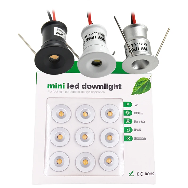 IP65-Mini-LED-12V-Recessed-Ceiling-Downlights-1W-Dimmable-Spotlight ...