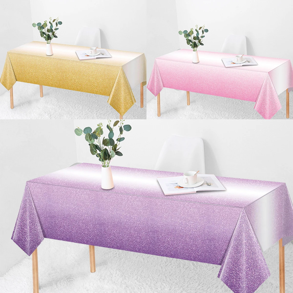 Solid-Color-Disposable-Tablecloth-Diy-Birthday-Party-Wedding-Christmas ...
