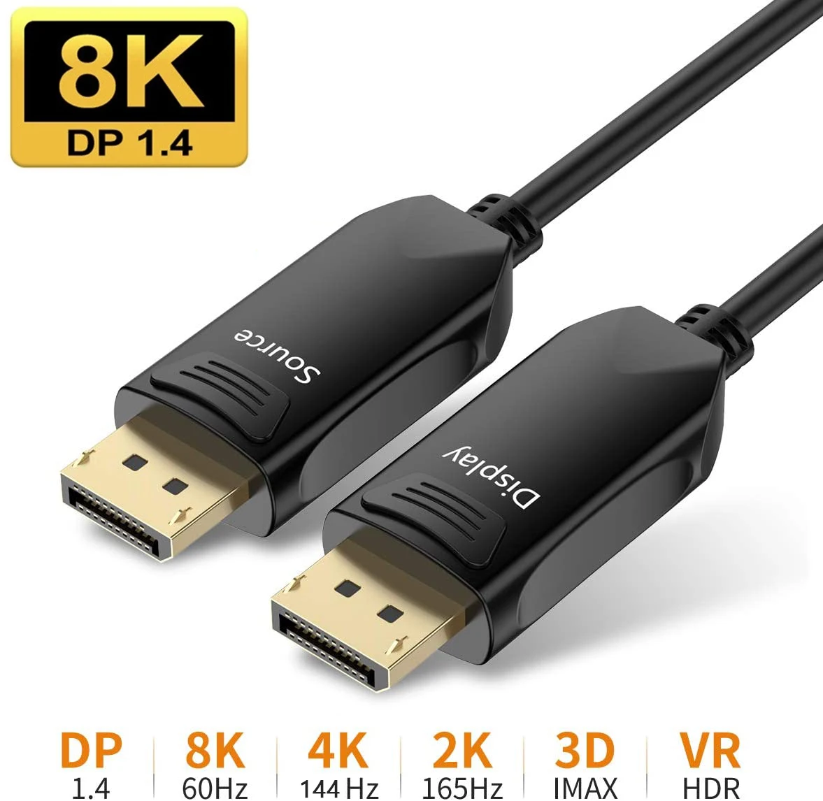 8K-Displayport-Fiber-Cable-DP1-4-AOC-Optical-Cable-20M-8K-60Hz-4K-144Hz ...