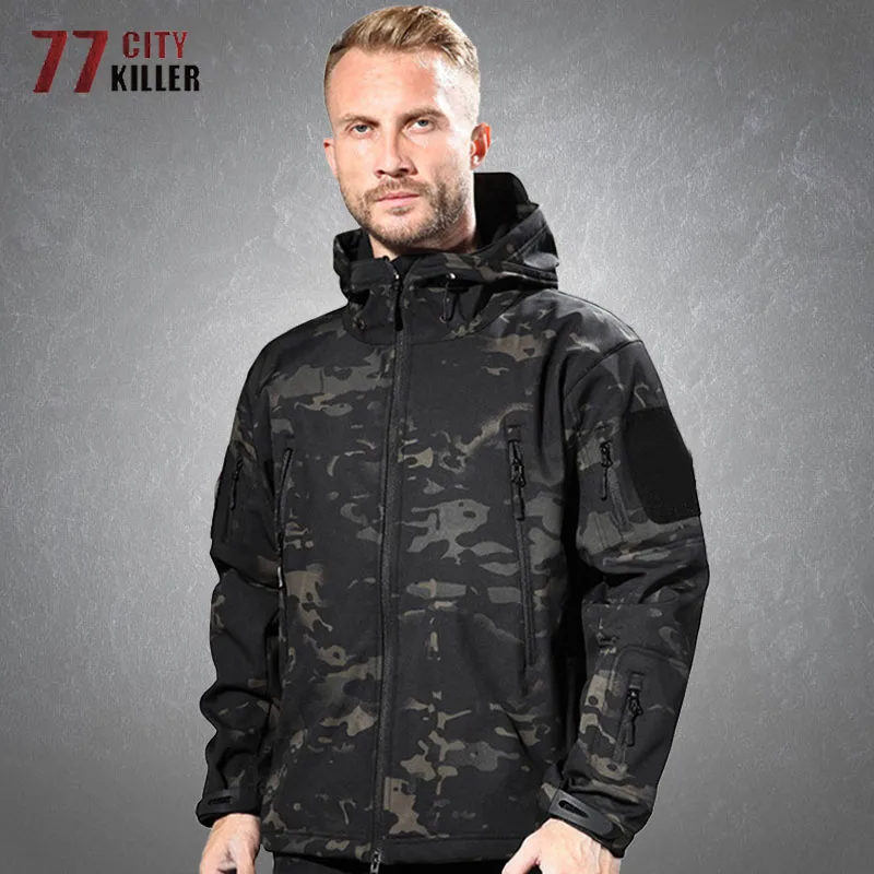 Mens Shark Skin Soft Shell Military Tactical | Men's Shark Skin ...