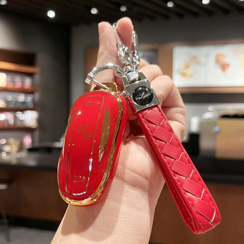 Car-Key-FOB-Cover-with-Keychain-Soft-Full-Protection-Key-Case-shell-For ...